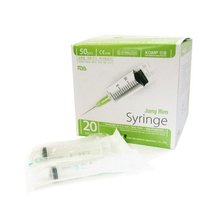 롯데하이마트 | 정림 일회용 멸균 주사기 20cc (21g x 32mm) 50개입 - 20ml