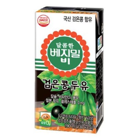 롯데하이마트 | 정식품 베지밀 B 검은콩두유 달콤한맛 190ml x 72팩