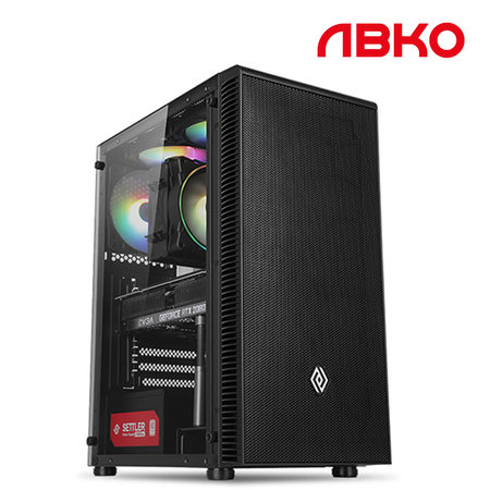 롯데하이마트 | 앱코 NCORE 커넬 강화유리 미들 컴퓨터케이스