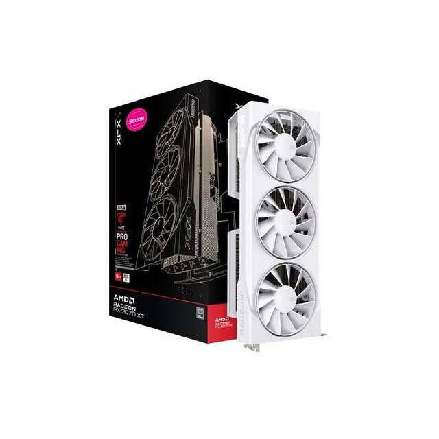롯데하이마트 | XFX 라데온 RX 9070 XT SWIFT WHITE D6 16GB jnp